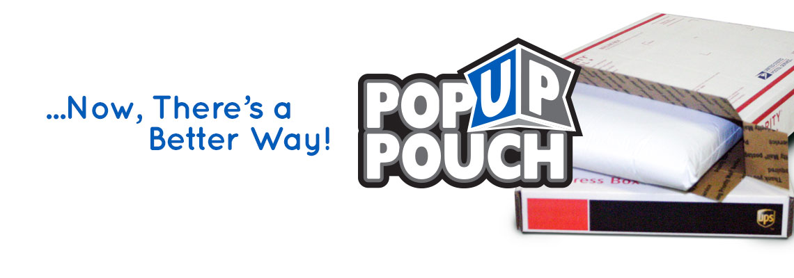 Pop Up Pouch custom packaging solutions for shipping applications
