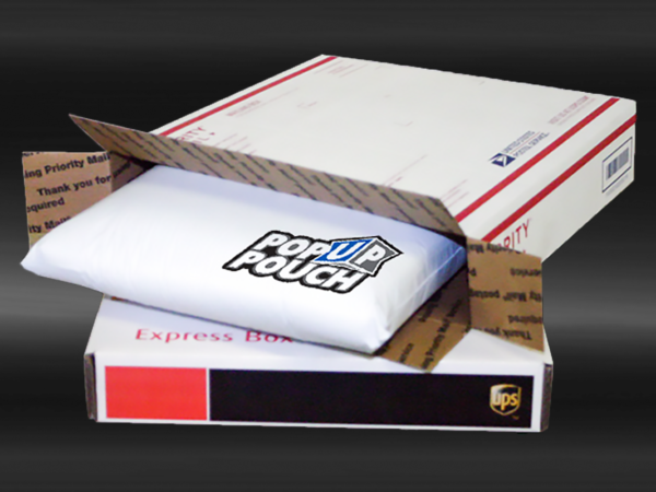 Pop Up Pouch custom packaging solutions for shipping applications